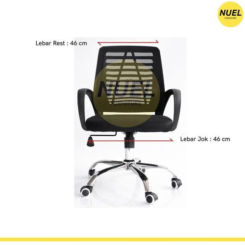 Jual [BESTMODEL] KURSI KANTOR JARING/MESH KURSI KERJA /HIDROLIK DENGAN ...