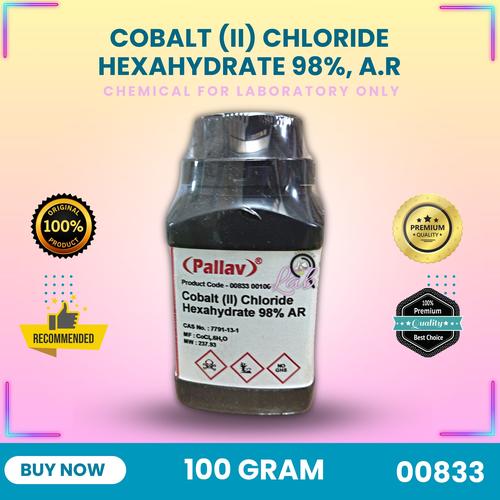Jual Cobalt (II) Chloride Hexahydrate 98% AR | CoCl2.6H2O, 100 Gram ...