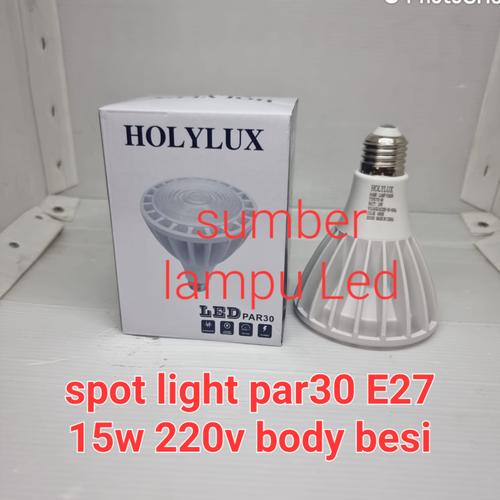 Jual par30 led holylux 15w 15watt e27 / spot light par30 cob 4000k 15w ...
