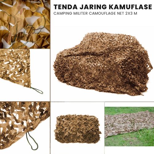 Jual [PROMO] Tenda Jaring Militer Camouflage Net Motif Daun Untuk ...