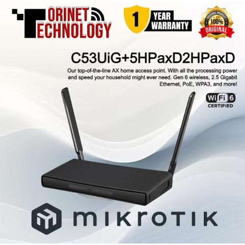 Jual MIKROTIK C53UiG+5HPaxD2HPaxD (HAP-AX3) - Jakarta Pusat - Orinet ...