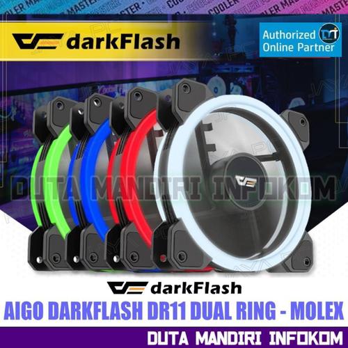 Jual darkFlash DR11 - Single Color Dual RING Led 120mm Gaming Fan - Green Led - Jakarta Pusat ...