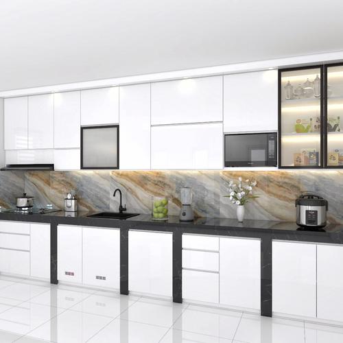 Jual Kithcen set Minimalis hpl Kitchen set Dapur Rak Lemari Dapur ...