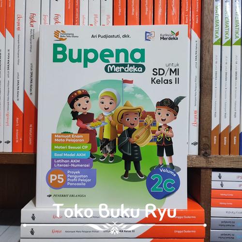 Jual Buku Bupena Merdeka 2C Kelas 2 SD Kurikulum Merdeka Erlangga ...