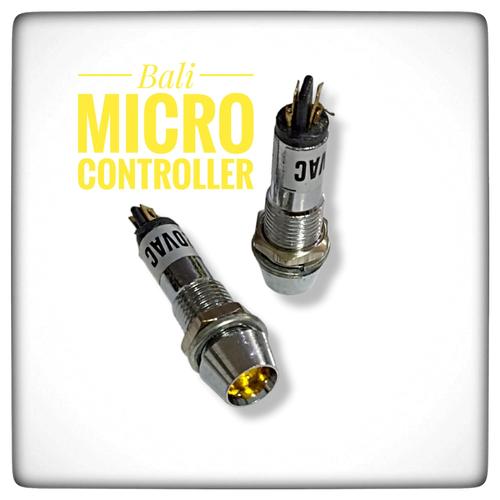 Jual Pilot Lamp Besi AC 220V Lampu Pilot LED Besi AC 220Volt Kuning ...