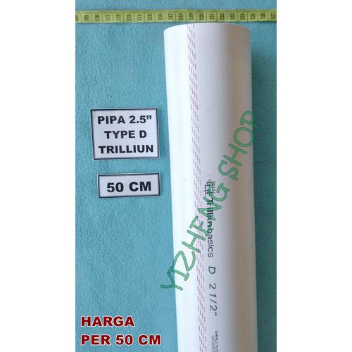 Jual Pipa PVC 2,5 INCH D TRILLIUN PUTIH 50CM - Kab. Sidoarjo - YIZHENG ...