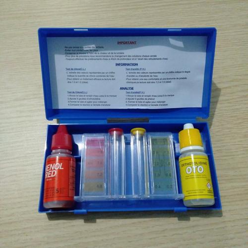 Jual Test Kit Aquant Kolam Renang Alat Tes PH + CL Komplit Box dan ...