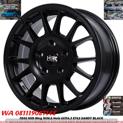 Jual VELG PELEK RACING MOBIL HSR FE02 RING 15 R15 INNOVA ERTIGA BRV ...