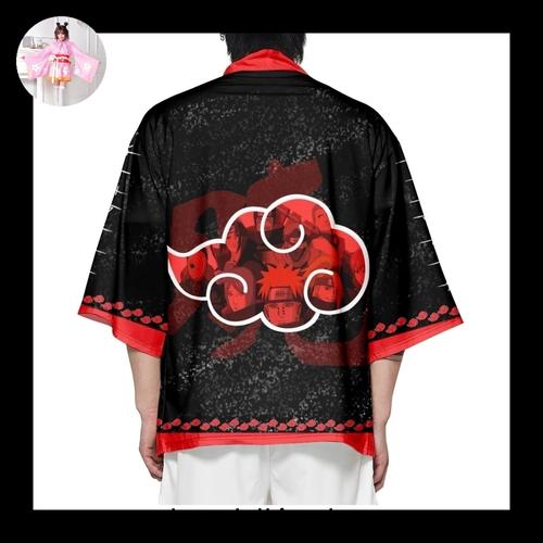 Jual KIMONO AKATSUKI ITACHI NARUTO /HAORI ANIME COSPLAY NARUTO ANIME ...