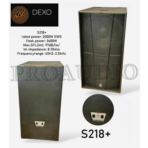 Jual Speaker Subwoofer Dexo 18 Inch S218+ S 218 + S218 + Original 3600 Watt - Kota Medan ...