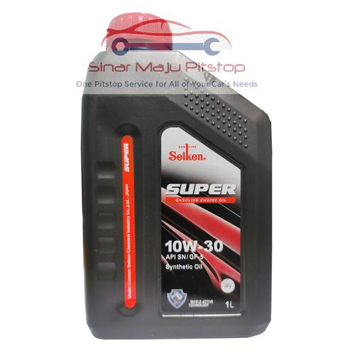Jual Seiken Super 10W-30 API SN GF-5 SYNTHETIC OIL Oli Mesin Mobil 1 ...