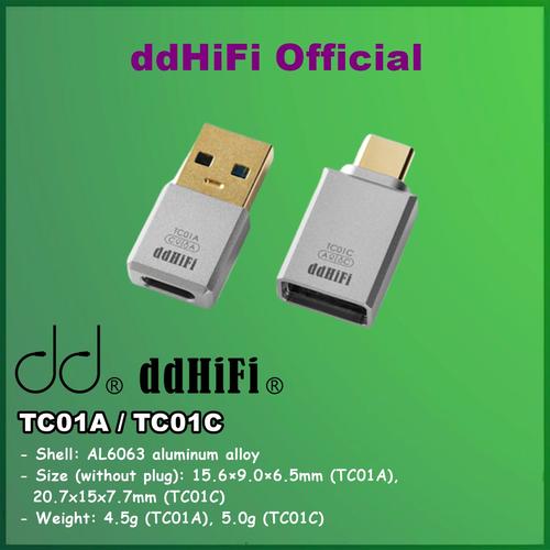 Jual DD HiFi ddHiFi TC01A TC01C TC01 USB-A to USB-C Adapter Converter ...