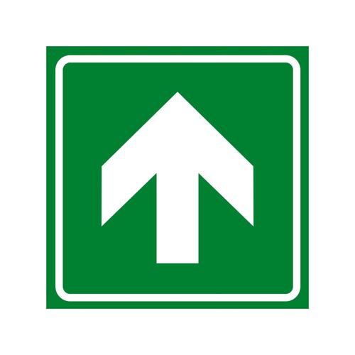 Jual STIKER PETUNJUK ARAH PANAH HIJAU SIGN RAMBU K3 Uk. 15 x 15 CM - 8 ...