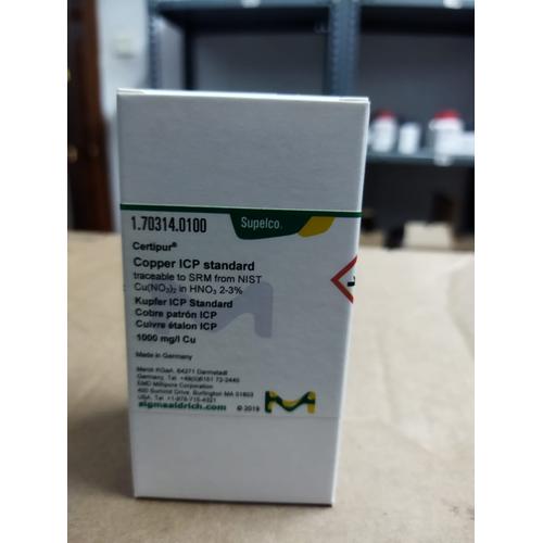 Jual Merck 170314.0100 Copper ICP standard 100 ml - Jakarta Pusat - Carolina Lab | Tokopedia
