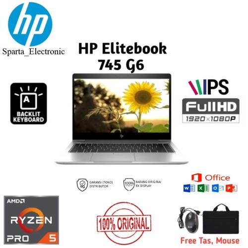 Promo LAPTOP GAMING HP ELITEBOOK 745 G6 AMD RYZEN 5 PRO RAM 32GB SSD ...