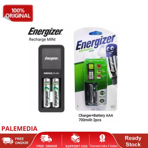 Jual Energizer Recharge Mini Charger + 2pcs Battery AAA - Jakarta Utara ...