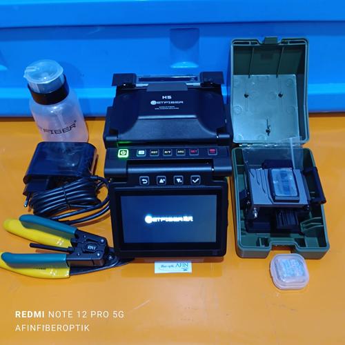 Jual splicer jet fiber h5 spek 6 motor/jetfiber h5 fussion splicer ...
