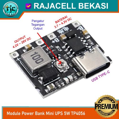 Jual Module Power Bank TP4056 Mini UPS Baterai Charging + Adjustable Output - Kota Bekasi ...