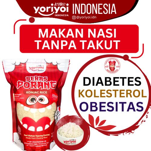 Jual BERAS DIET Organik - YORIYOI Beras Porang - Shirataki Konjac Rice ...