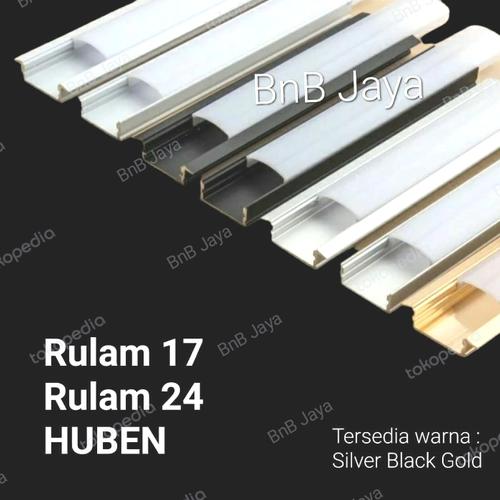 Jual List Rumah Lampu LED Strip Rulam-24 Almunium Acrylic Putih HUBEN ...