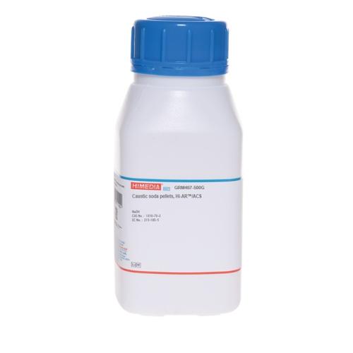 Jual SODIUM HYDROXIDE PELLETS Hi-AR/ACS, 500g. NaOH. Natrium. himedia ...