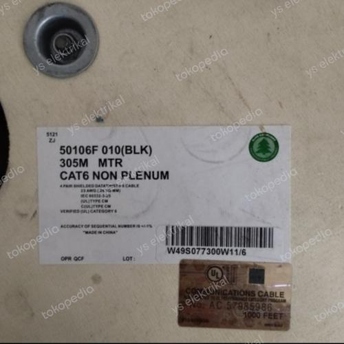 Jual Kabel Belden STP Cat6 Cable Cat 6 Outdoor 50106f Original ...