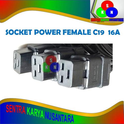 Jual Soket konektor C19 female power inlet UPS PDU - Kota Tangerang ...
