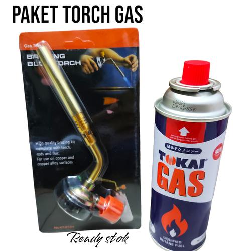 Jual PAKET LAS GAS HI COOK ORANGE KEPALA BLOW TORCH MANUAL - gas klng ...