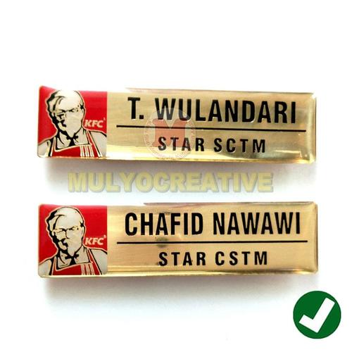 Jual Name Tag Murah - Papan Nama Dada Tanda Pengenal Karyawan Murah ...