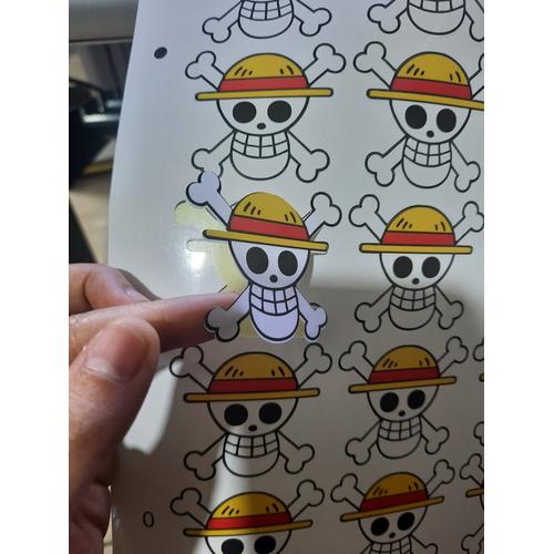 Jual Cetak Stiker I Cutting Stiker I One Piece Bahan Vinyl + Cutting ...