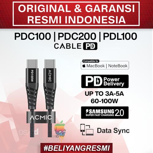 Jual ACMIC PDC100 / PDC200 / PDL100 Power Delivery (PD) Cable USB Type ...