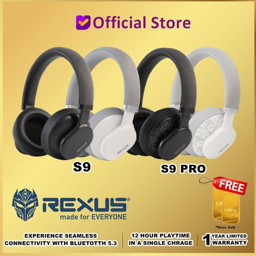 Promo Rexus S9 Wireless Bluetooth Headphone Headset S 9 S9 Pro S9Pro ...