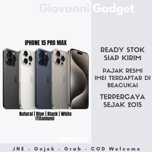 Jual RESMI iPhone 15 Pro 15 Pro Max 5G 128GB 256GB 512GB 1TB Apple A17 ...