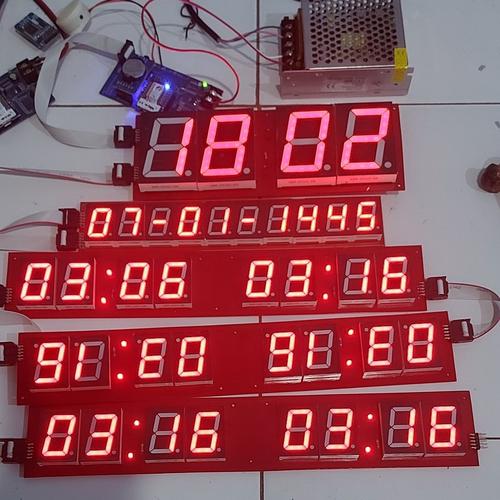 Jual kit modul jadwal sholat digital jam 2.3 inch kalender jadwal 1 ...