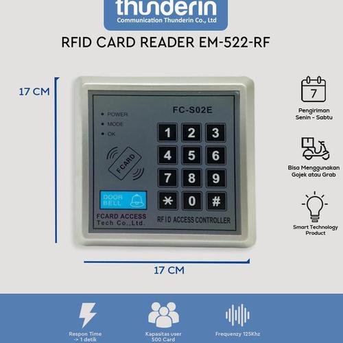 Jual rfid proximity standalone access control - Kota Tangerang Selatan - Security Area | Tokopedia