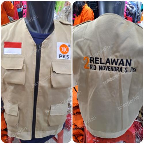 Jual rompi partai pks costum - Jakarta Pusat - www.cahayaindah | Tokopedia