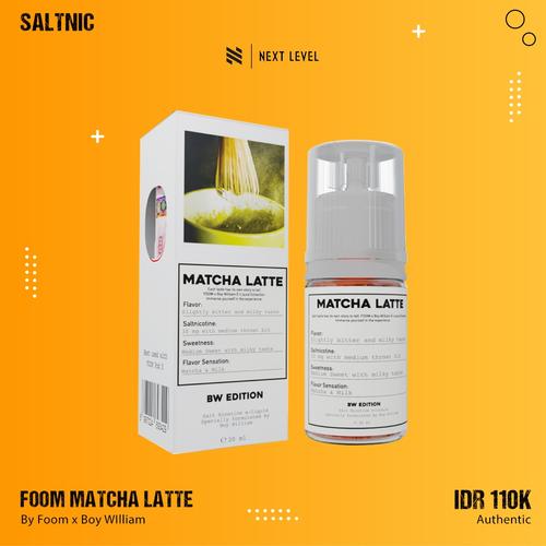 Jual Foom Matcha Latte Salt Nic 30ML by Foom x Boy WIlliam - NLS - Kota ...