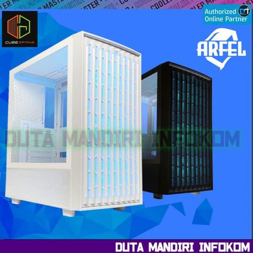 Jual Cube Gaming ARFEL - Tempered Glass Mid-Tower ATX Gaming Case - Black Edition - Jakarta ...