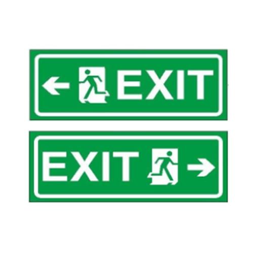 Jual Stiker Vinyl Exit Tanda Lokasi Arah Keluar Emergency Safety Sign ...