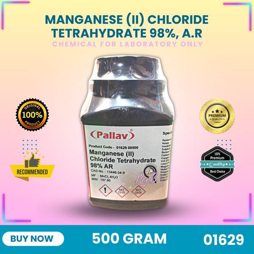 Jual Manganese (II) Chloride Tetrahydrate 98%, A R | MnCl2.4H2O, 500 ...