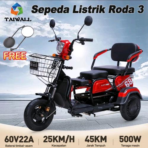 Jual Sepeda Motor Listrik Roda 3 Berkualitas - Tanpa Baterai - Jakarta ...