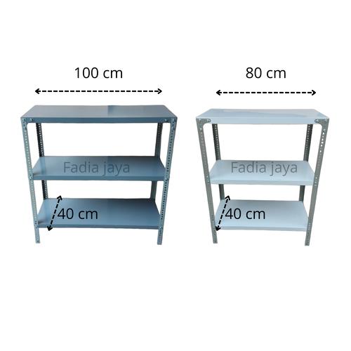 Promo Rak Meja Besi Siku Lubang 3 Susun Tingkat Portable Serbaguna ...