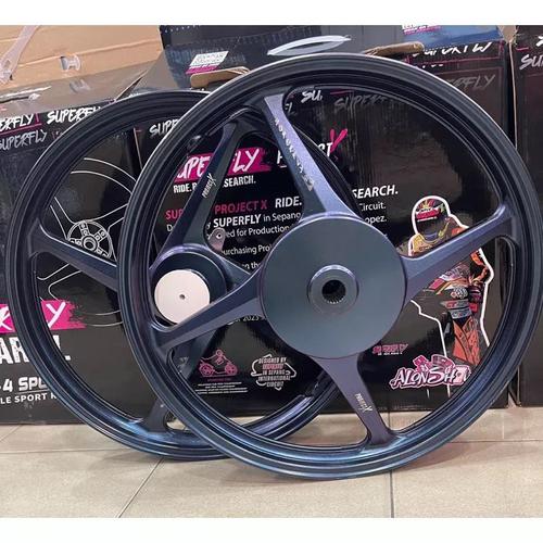 Jual VELG SUPERFLY SP RIMS AEROX OLD NEW - Matte Black, Aerox Old New ...