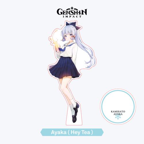Jual Standee Figure Akrilik Genshin Impact - Kamisato Ayaka x Hey Tea ...