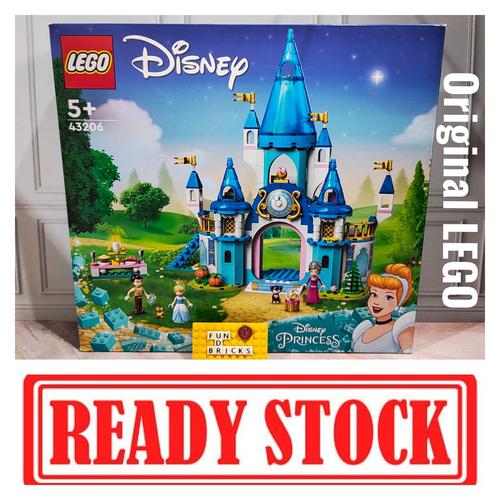 Jual LEGO 43206 Disney Princess Cinderella And Prince Charming's Castle ...