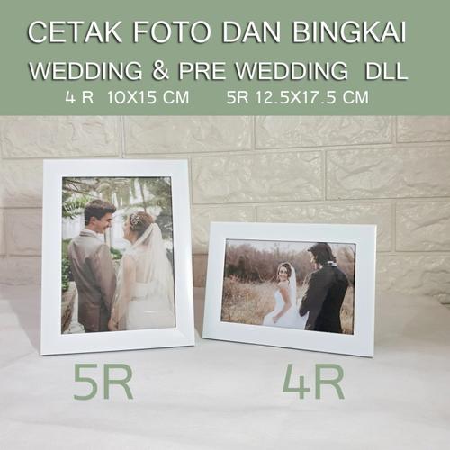 Jual Bingkai foto dan cetak 4r 5r pigura frame photo - Putih, 4R - Kota ...