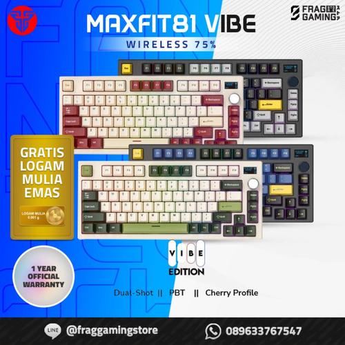 Jual Fantech MAXFIT81 Frost Vibe Wireless 75% Mechanical Keyboard ...