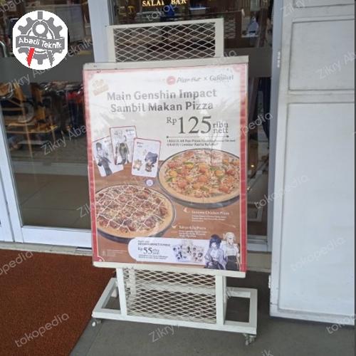 Jual Tiang Papan Plang Nama Besi Papan Coffee Shop Cafe Toko Frame ...