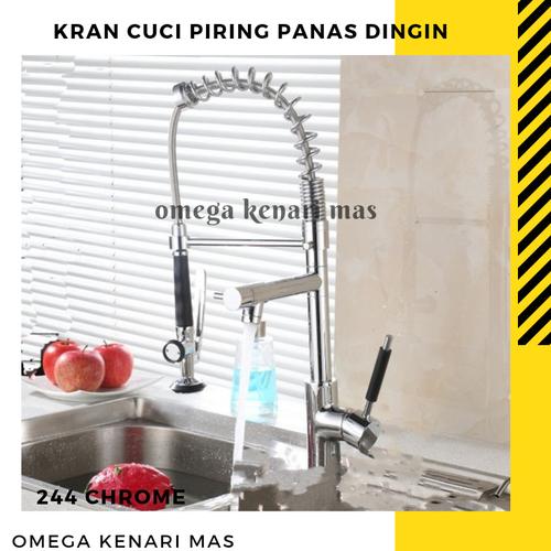 Jual KRAN CUCI PIRING PANTRY DAPUR BERSIH SELANG TARIK PANAS DINGIN ...