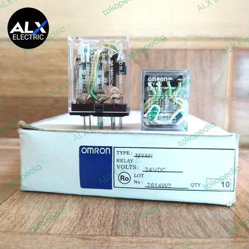 Jual RELAY OMRON MY4N 24VDC 220VAC 14pin MY4 MY4N - 24VDC - Jakarta ...